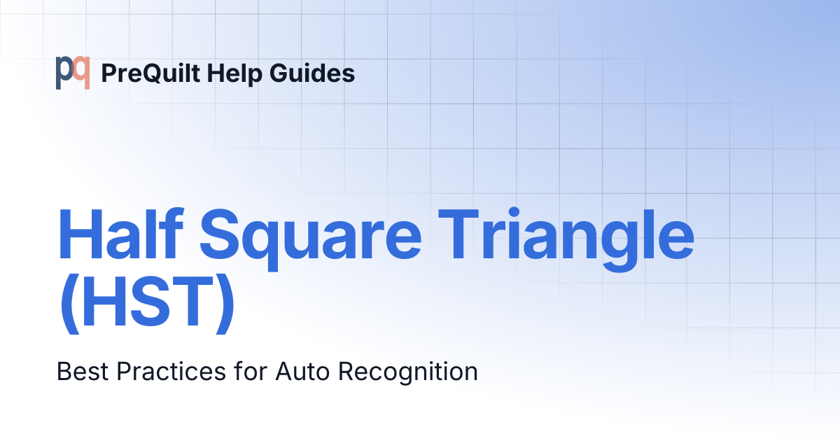 Half Square Triangle (HST) | PreQuilt Help Guides