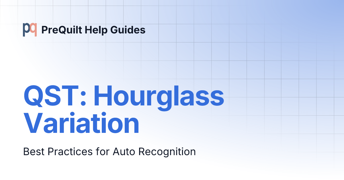 QST: Hourglass Variation | PreQuilt Help Guides